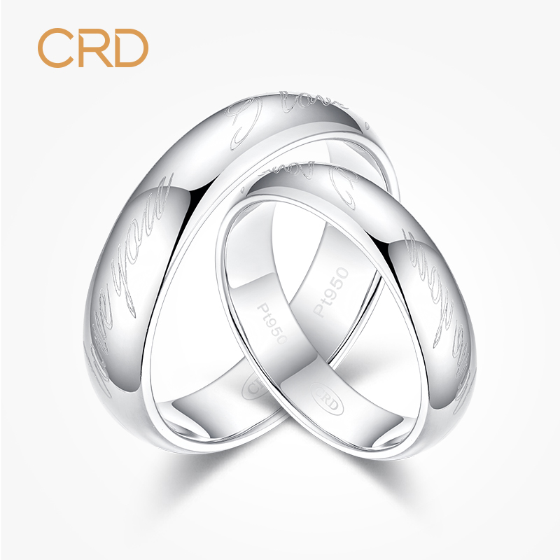 铂金戒指内圈,铂金指对,纯铂金指对_大山谷图库