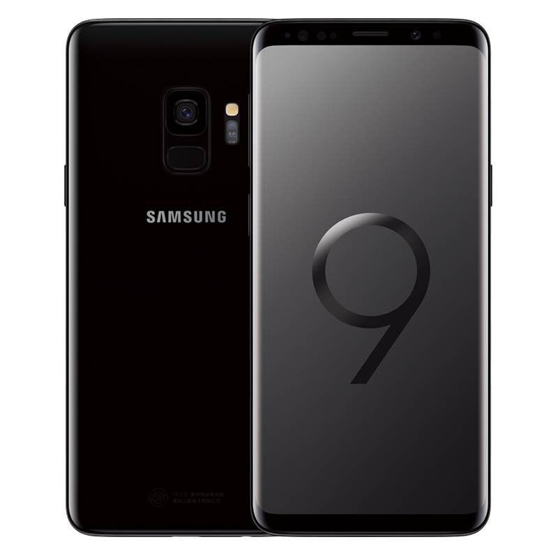 SAMSUNG/三星Galaxy S9智能手机 [海外版] 单卡 移动联通电信4G智能手机 4GB+64GB 谜夜黑视频介绍_SAMSUNG ...
