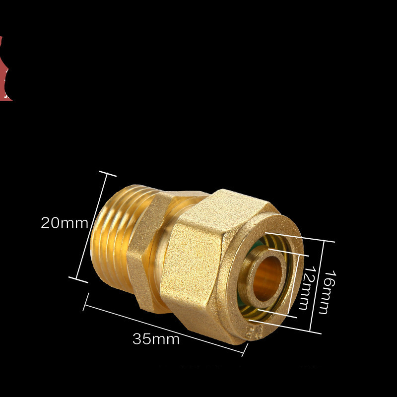 （五金工具） 铝塑管外丝直接DN16 铝塑管配件报价_参数_图片_视频_怎么样_问答-苏宁易购