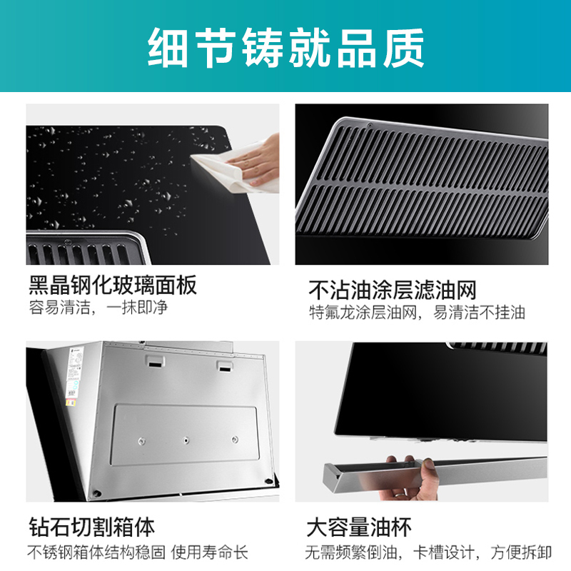 容声(RONGSHENG)侧吸式油烟机CXW-218-RSP326R 自动清洗红外线体感挥手操控报价_参数_图片_视频_怎么样_问答-苏宁易购