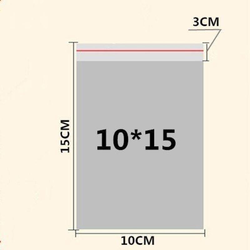 1000个 OP袋子透明 宽8 opp胶自粘袋 透明包装袋 0PP塑料袋 8宽 8*10 (7+3) 100个/包 体验报价_参数_图片_视频 ...