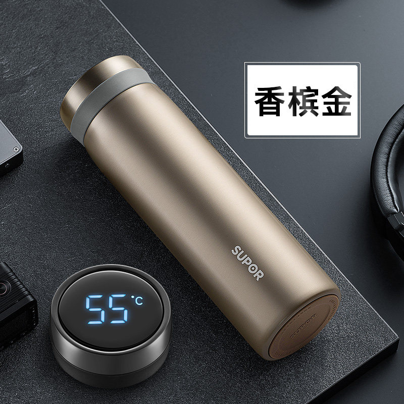 富光(FGA)保温杯男女士大容量儿童水杯不锈钢便携学生可爱水壶杯子 1L本色报价_参数_图片_视频_怎么样_问答-苏宁易购