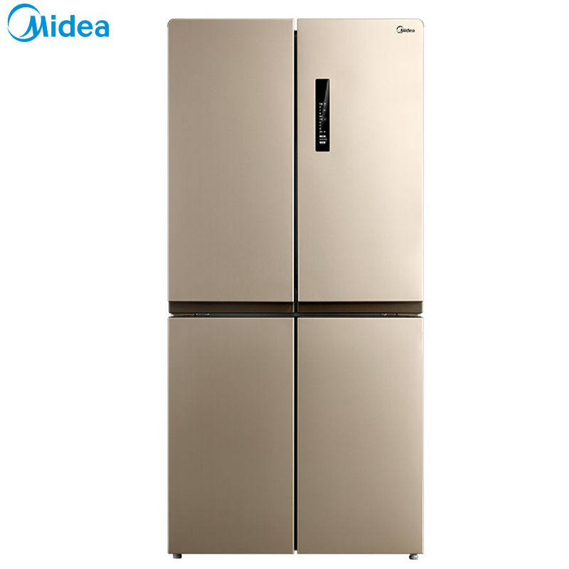 美的（Midea）BCD-468WTPM(E) 468升十字对开门多门冰箱 纤薄机身 变频节能 风冷无霜 静音省电冰箱昨天收到货送货员叫静-苏宁易购