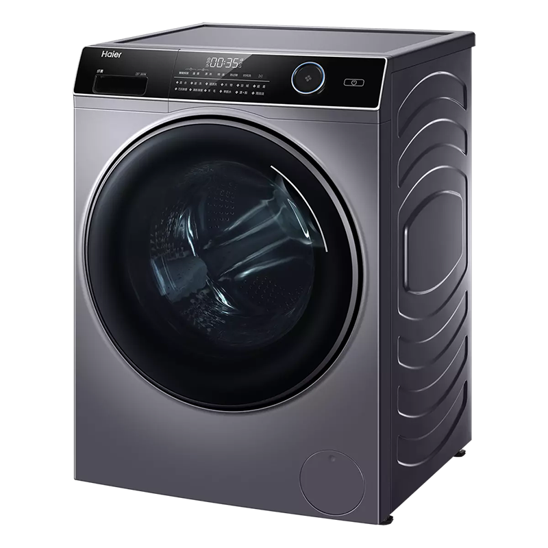 [唯快不破]海尔(Haier)XQG90-BD14126L纤美滚筒洗衣机9公斤超薄变频家用双喷淋智能投放纤薄速洗巴氏除菌报价_参数_图片_视频_怎么样_问答-苏宁易购