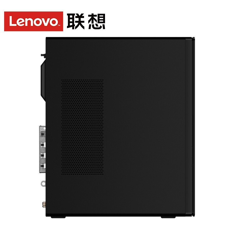 联想(ThinkCentre) E77 商用办公税控台式机电脑 23.8英寸屏(Intel i5-10400 4GB 1TB 集显 串并口 ...