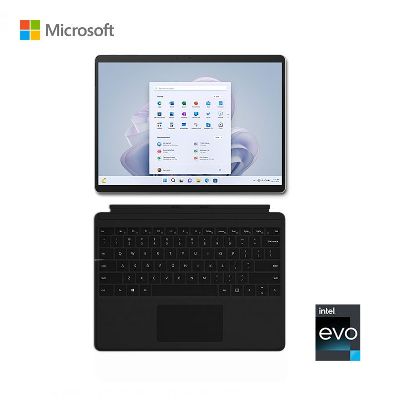 【平板配件】 微软Surface Pro 9 二合一平板电脑 酷睿i5 16G 256G亮铂金+Pro X键盘盖典雅黑 英特尔Evo认【价格 图片 品牌 报价】-苏宁易购苏宁自营