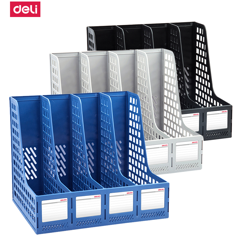 晨光(M&G)ADM94740B四联文件框蓝色单个装 文件栏 文件筐 四档书架 办公资料架报价_参数_图片_视频_怎么样_问答-苏宁易购