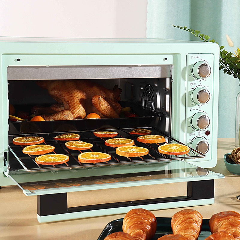 Galanz/格兰仕 KF32-G01电烤箱空气炸锅家用智能复古热风循环官方 绿色 正品保证全国联保报价_参数_图片_视频_怎么样_问答-苏宁易购