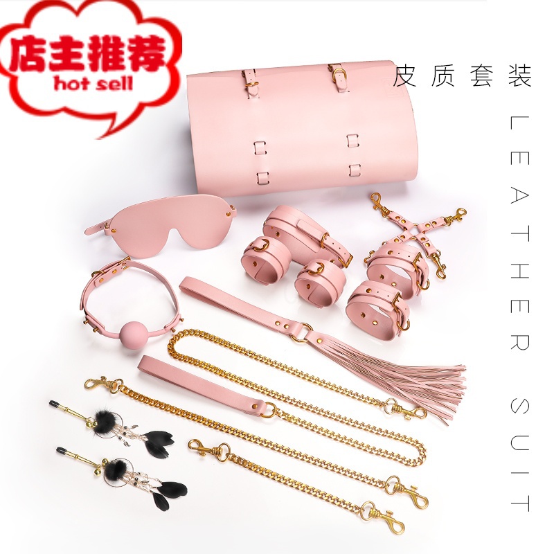 情趣刑具sm项圈调教套装乳夹捆绑bdsm眼罩束缚手铐k9口球狗奴皮拍欢乐小鸟 粉色套装SM参数配置_规格_性能_功能-苏宁易购