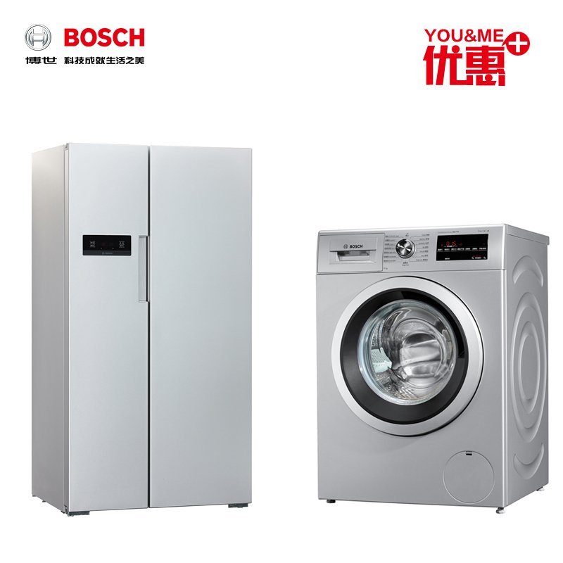 【冰箱】 【套餐】博世(BOSCH) 冰箱KAN92V06TI+洗衣机XQG90-WAP242681W【价格 图片 品牌 报价】-苏宁易购苏宁自营