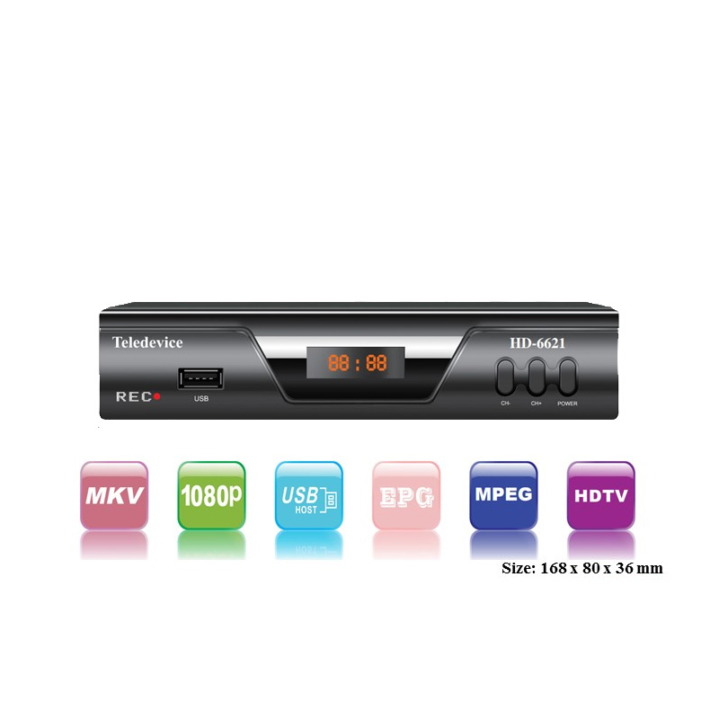 TELEDEVICE HD-6621 高清電視機頂盒 | 香港蘇寧 SUNING