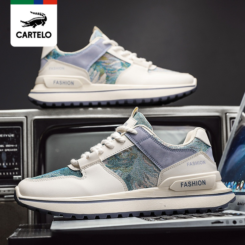 [线下专柜同款]卡帝乐鳄鱼(CARTELO)新款男士休闲鞋板鞋阿甘鞋男鞋报价_参数_图片_视频_怎么样_问答-苏宁易购