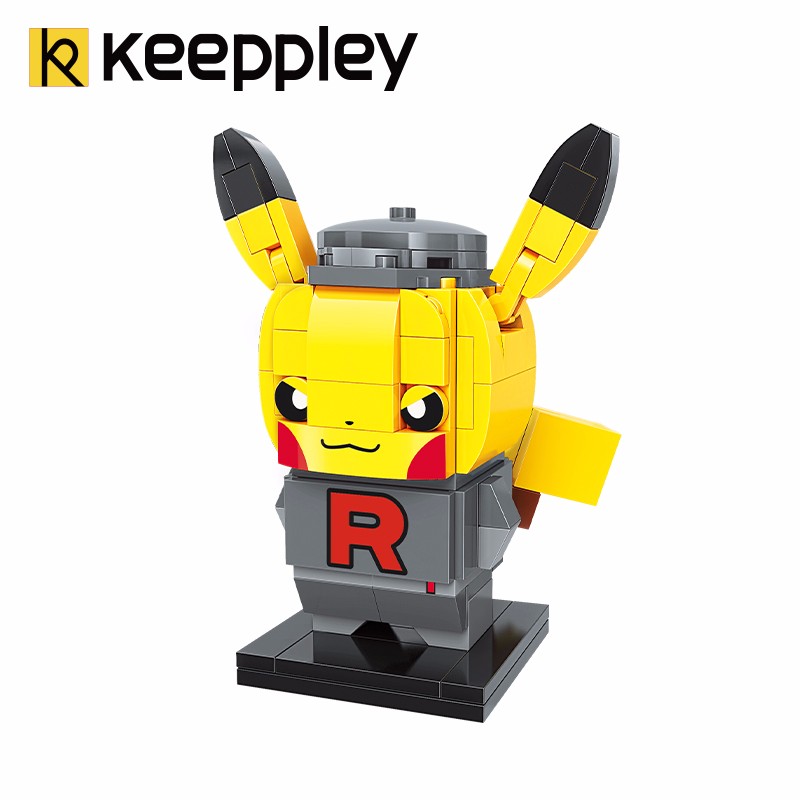 keeppley宝可梦皮卡丘积木小颗粒拼装拼插组装男孩女孩玩具室内摆件宠物小精灵宝可梦系列参数配置_规格_性能_功能-苏宁易购