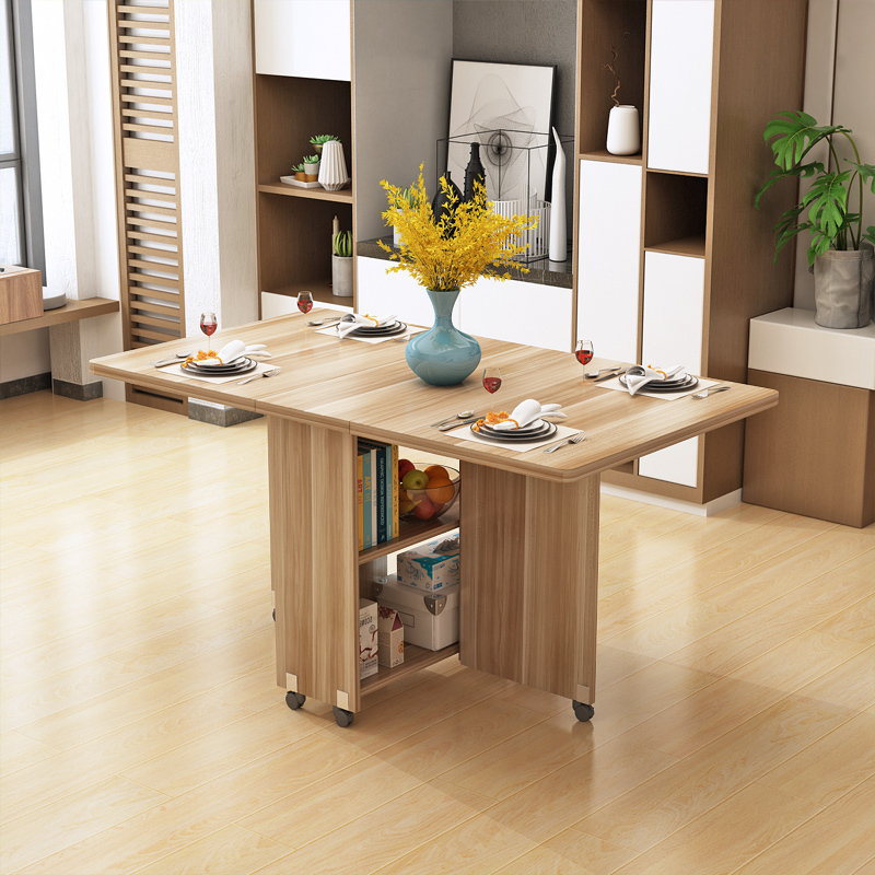 家庭用8人可折叠餐桌,家用伸缩餐桌图片大全,家庭用10人可折叠餐桌_大山谷图库