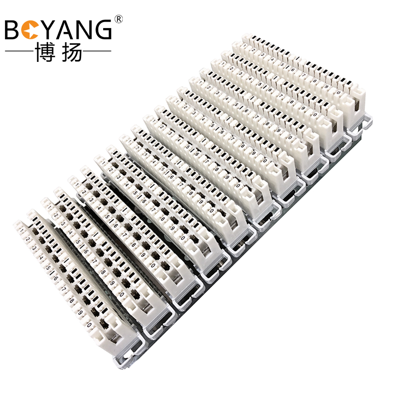 博扬 VDF电话配线架 100对/100回路语音通信科隆架 十位支架含10条科隆模块 BY-VDF-Z100视频介绍_博扬 VDF电话配线架 ...