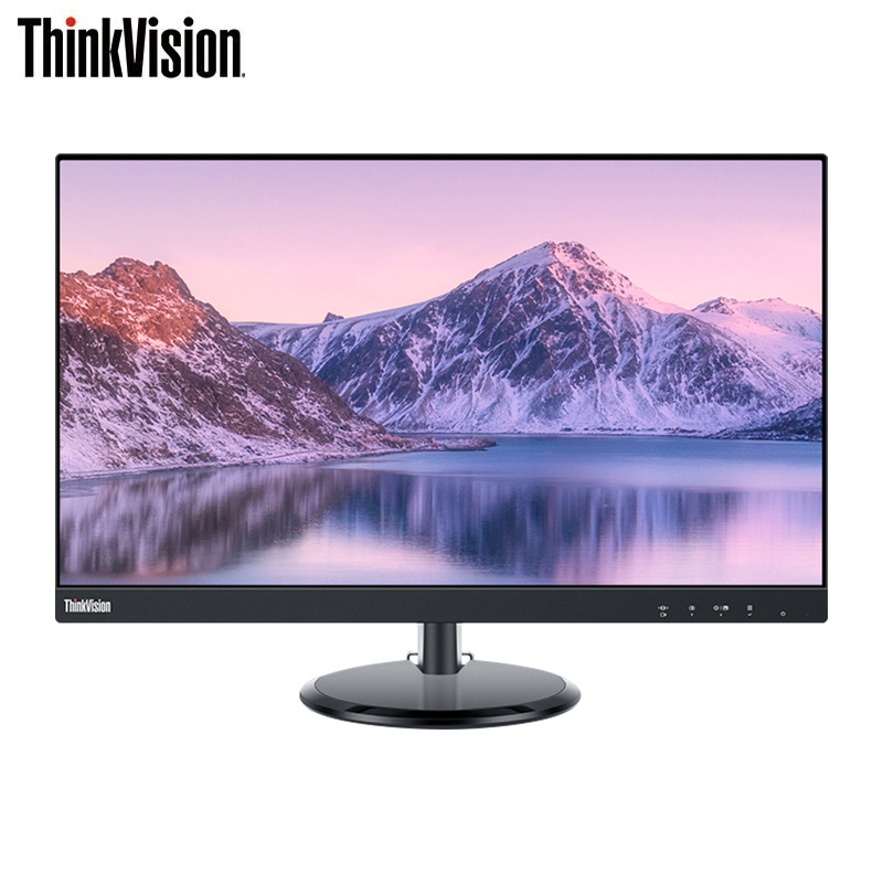 联想ThinkVision T27a-30 27英寸FHD高清显示器[VGA+HDMI接口 可俯仰底座]三年保参数配置_规格_性能_功能-苏宁易购