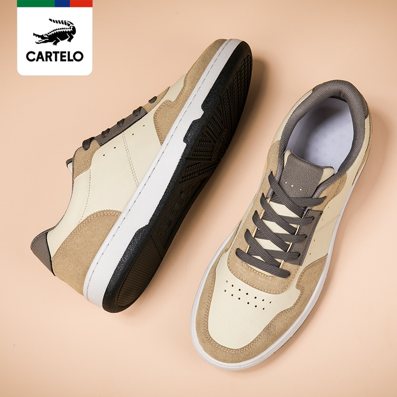 [线下专柜同款]卡帝乐鳄鱼(CARTELO)新款百搭男士休闲鞋小白鞋男鞋板鞋子男报价_参数_图片_视频_怎么样_问答-苏宁易购