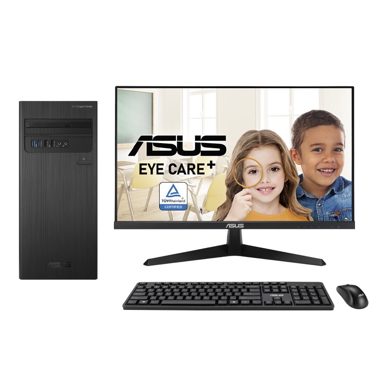 华硕(ASUS)商用台式电脑 D500TC 27英寸2K显示器(I7-11700/16G/256GB SSD+1TB机械/2G独显 ...