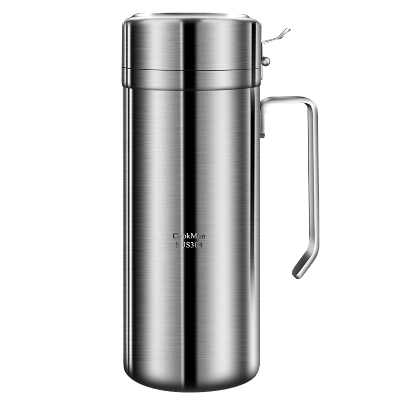 伯格油壶-小号-550ML [食品级304钢] 德国油壶304不锈钢欧式防漏家用大容量厨房装油罐壶食用油倒油瓶报价_参数_图片_视频_怎么样_问答-苏宁易购