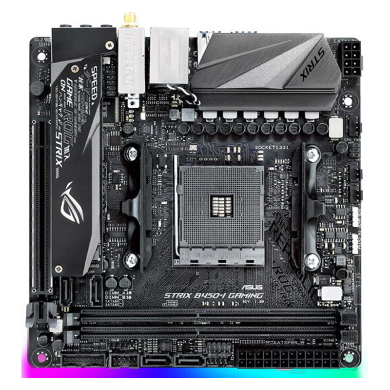 华硕(ASUS)主板ROG SupremeFX S1220A 玩家国度 REPUBLIC OF GAMERS ROG STRIX B450-I ...