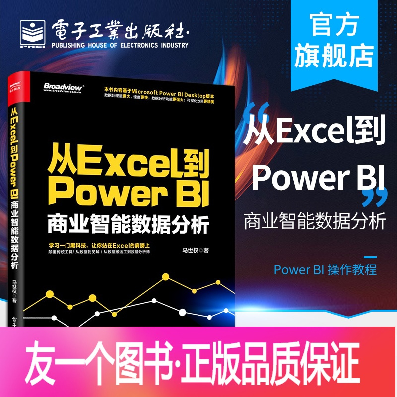 正版】 从Excel到Power BI 商业智能数据分析 PowerBI入门书籍 Power BI 操作教程 Po正》马世权著【摘要 书评 ...