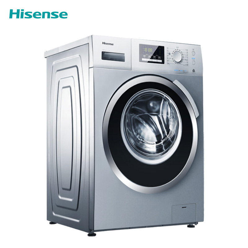 海信(Hisense) XQG80-S1208YFI 8公斤全自动智能投放变频滚筒洗衣机 节能静音(银灰色)报价_参数_图片_视频_怎么样_问答-苏宁易购