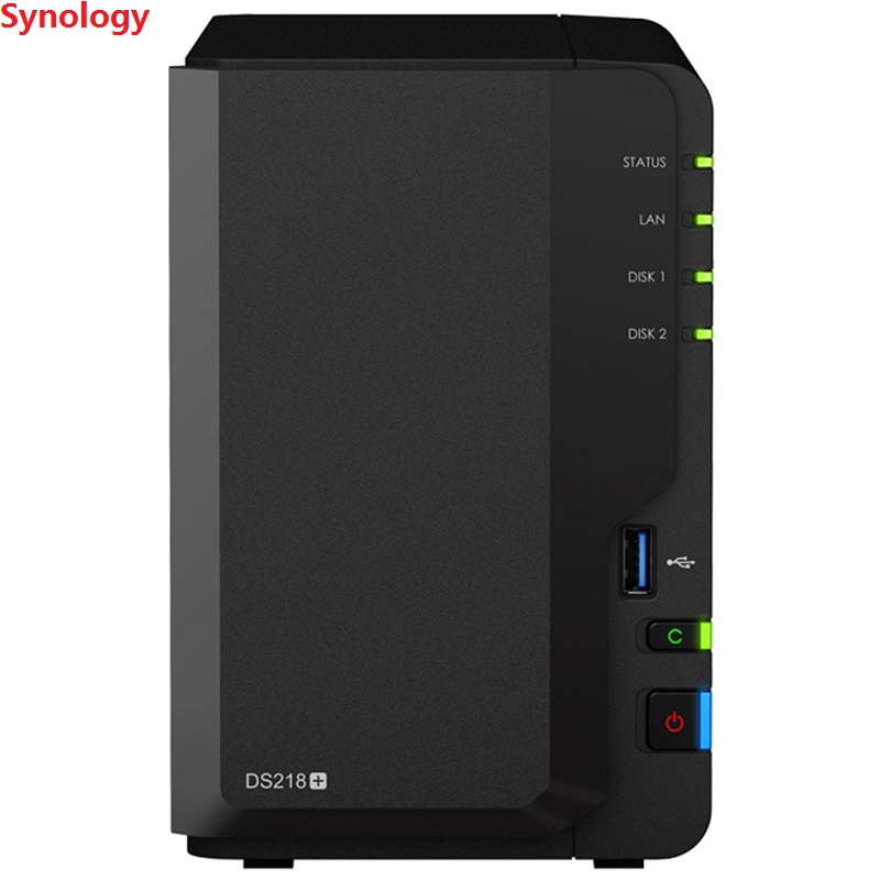 群晖(Synology) DS218+ 2盘位双核心NAS网络存储服务器(无内置SATA硬盘)不规则体支持NAS盘企业盘视频介绍_群晖(Synology) DS218+ 2盘位双核心NAS网络 ...