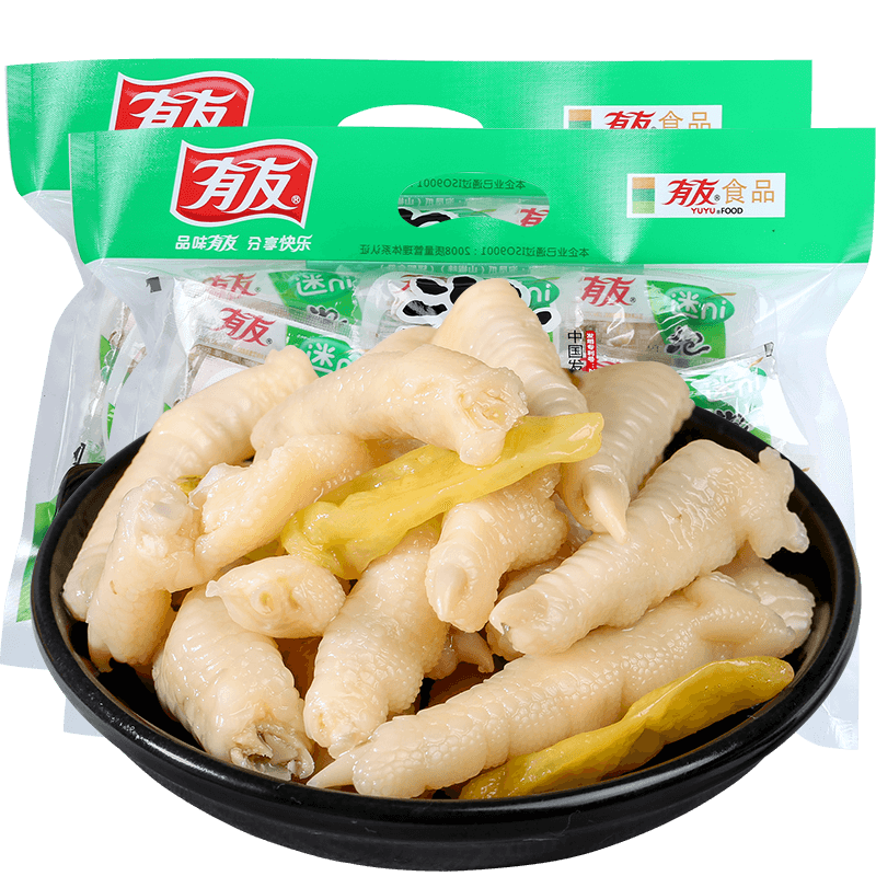 有友卤味小食 【有友】泡凤爪(山椒味)428g*2袋 山椒凤爪散装 凤爪小包迷你装鸡爪【价格 图片 品牌 报价】-苏宁易购有友食品旗舰店
