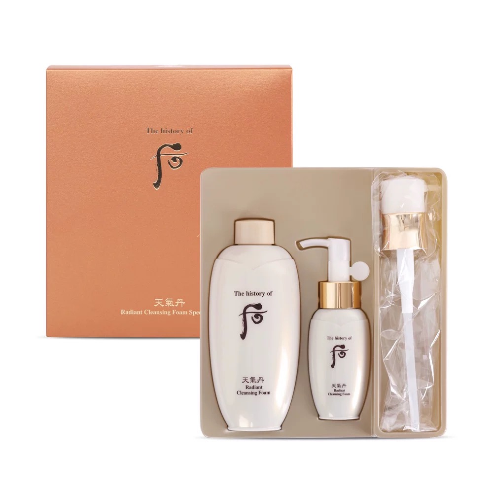 韩国专柜版 WHOO 后 华泫天气丹花献洗面奶洁面套盒装200ml+50ml温和不紧绷视频介绍_韩国专柜版 WHOO 后 华泫天气丹花献洗面奶洁面套盒装200ml+50ml温和不紧绷功能演示 ...