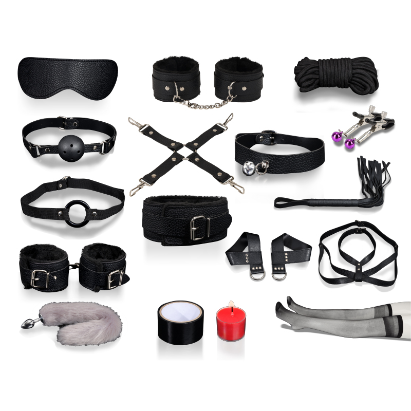云掌柜SM套装18件套调情趣用品sm捆绑式手铐皮鞭子玩具高潮夫妻女用具套装性工具道具视频介绍_云掌柜SM套装18件套调情趣用品sm捆绑式手铐皮 ...