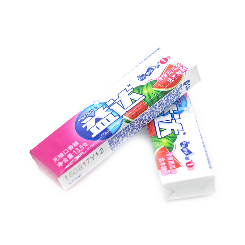 益达木糖醇无糖口香糖西瓜口味5片装(13.5g)报价_参数_图片_视频_怎么样_问答-苏宁易购