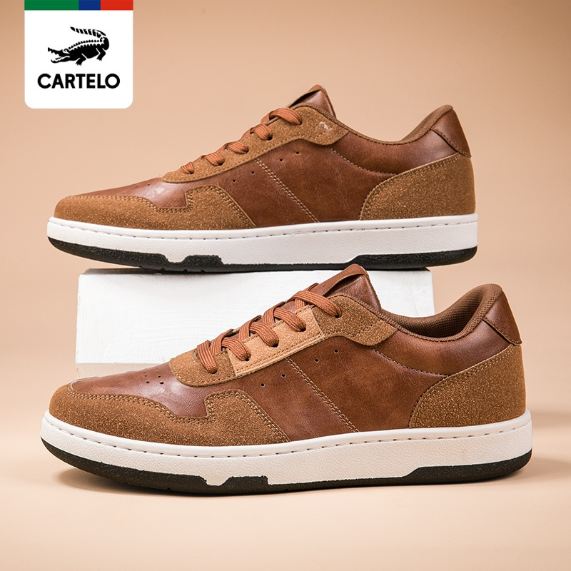 [线下专柜同款]卡帝乐鳄鱼(CARTELO)新款百搭男士休闲鞋小白鞋男鞋板鞋子男报价_参数_图片_视频_怎么样_问答-苏宁易购