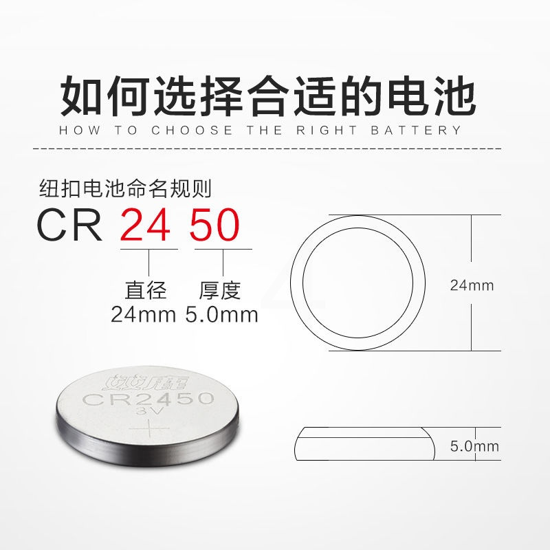 双鹿CR2450纽扣电池3V锂电子蓝牙卡宝马新1/3/5/7系汽车钥匙遥控 双鹿CR2450[5粒装]报价_参数_图片_视频_怎么样_问答-苏宁易购
