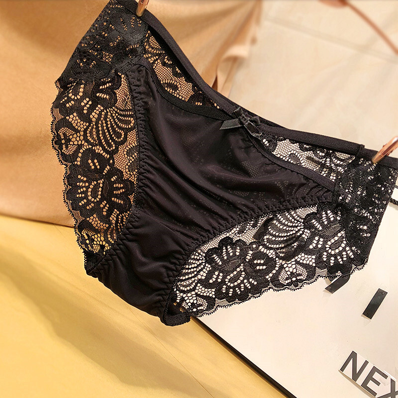 波迷娜(BOMINA)性感轻奢欧美雷丝三角裤2021新款蕾丝内裤女舒适牛奶丝透气亲肤三角裤镂空无痕底裤女 肤色 9066视频介绍_波迷娜(BOMINA)性感轻奢欧美雷丝三角裤2021新款蕾丝 ...