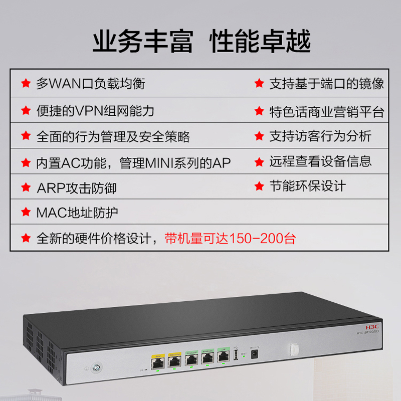 华三(H3C)路由器ER3200G3报价_参数_图片_视频_怎么样_问答-苏宁易购