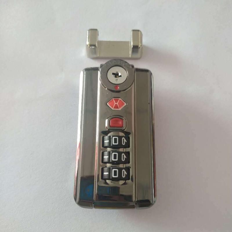 行李箱密码锁铝框拉杆箱海关锁更换扣锁锁扣配件长锁箱包配件维修 长锁枪灰色一个视频介绍_行李箱密码锁铝框拉杆箱海关锁更换扣锁锁扣配件长锁箱包配件 ...