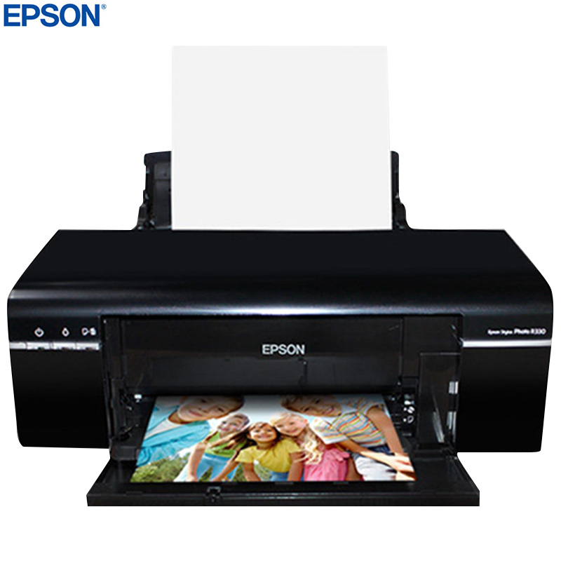 爱普生(EPSON)打印机R330 爱普生(EPSON) R330 专业照片打印 彩色喷墨打印机 6色 热转印 摆摊打印机 可改连供 标准配置 ...