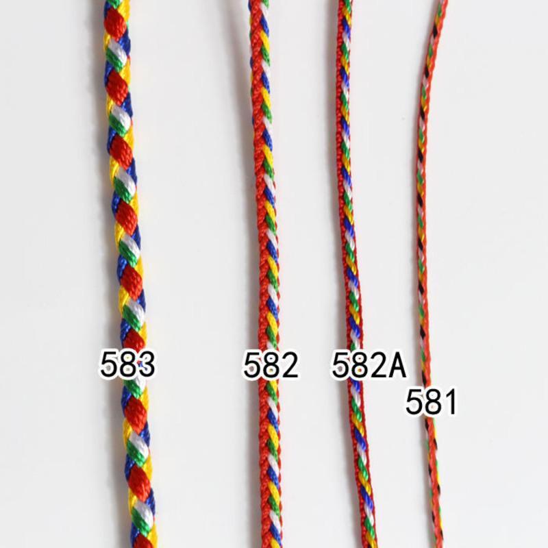 端午节辟邪编手链项链五色线五色绳五彩绳五彩线挂绳编织蛋网彩线 581(1.6毫米)约100米报价_参数_图片_视频_怎么样_问答-苏宁易购