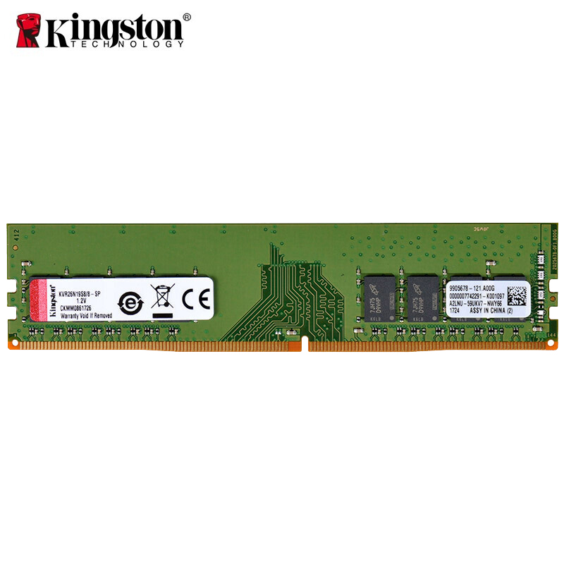 金士顿(Kingston)KVR26N19S8/8-SP内存条 8G DDR4 2666参数配置_规格_性能_功能-苏宁易购