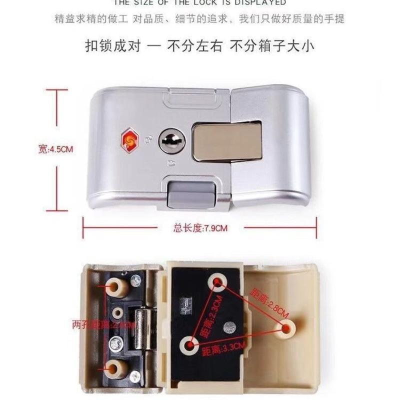 行李箱旅行箱提手密码锁扣锁拉杆皮箱密码箱锁扣维铝框拉杆箱配件 中间密码锁报价_参数_图片_视频_怎么样_问答-苏宁易购