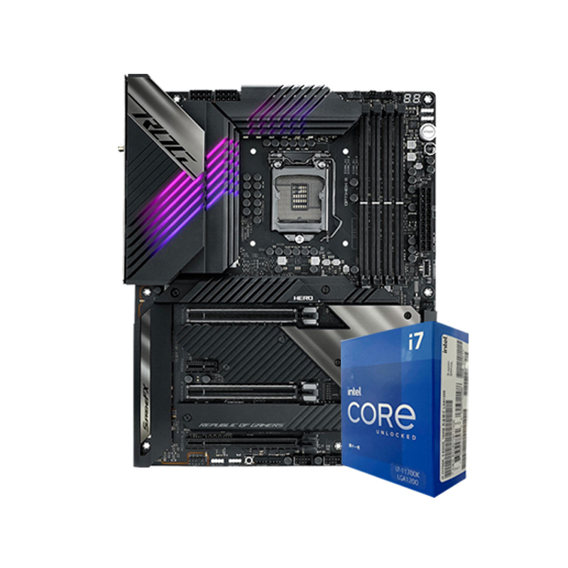 【CPU】 华硕(ASUS)ROG MAXIMUS XIII HERO主板搭i7-11700K 主板CPU套装【价格 图片 品牌 报价】-苏宁 ...