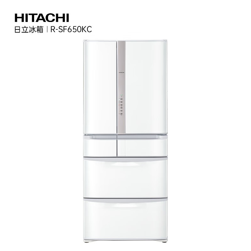 日立(HITACHI)Hitachi/日立615L黑科技真空保鲜多门风冷高端冰箱R-SF650KC日本进口 珍珠白色视频介绍_日立 ...