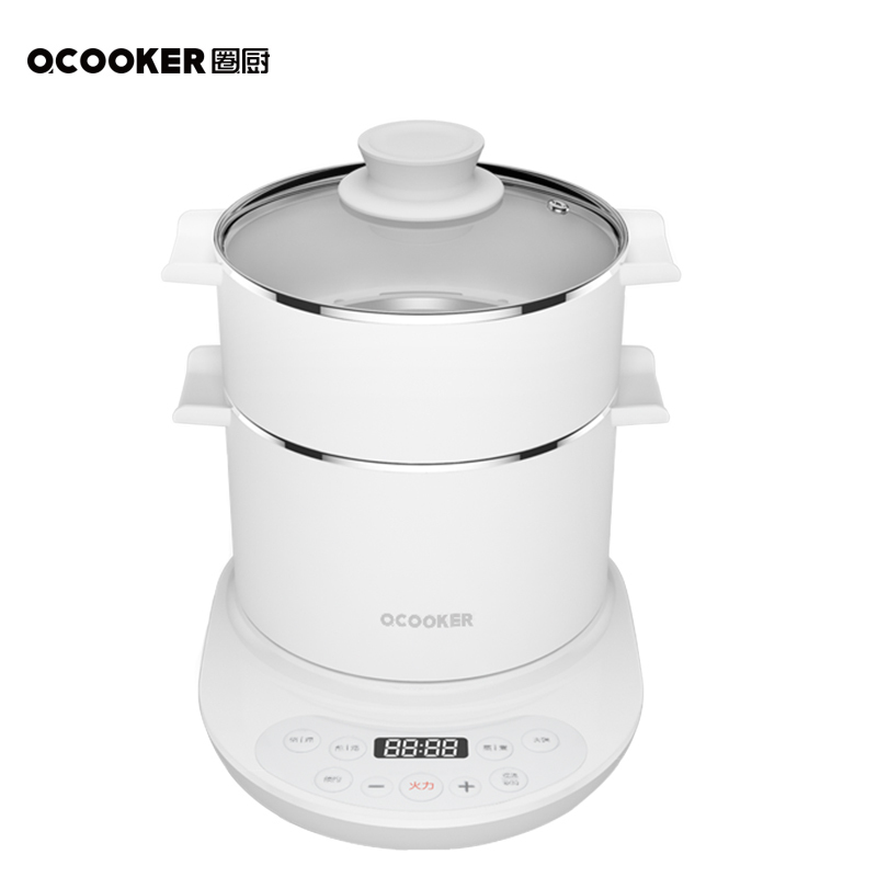 圈厨(QCOOKER) 米家 2L大容量多用途电热锅参数配置_规格_性能_功能-苏宁易购