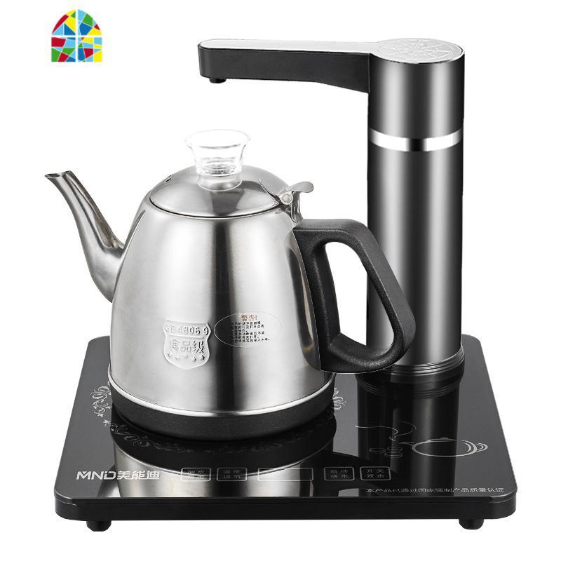 美能迪WA-109 自动上水电热烧水壶家用不锈钢煮水壶电水壶茶具 FENGHOU 土豪金全自动旋转报价_参数_图片_视频_怎么样_问答-苏宁易购
