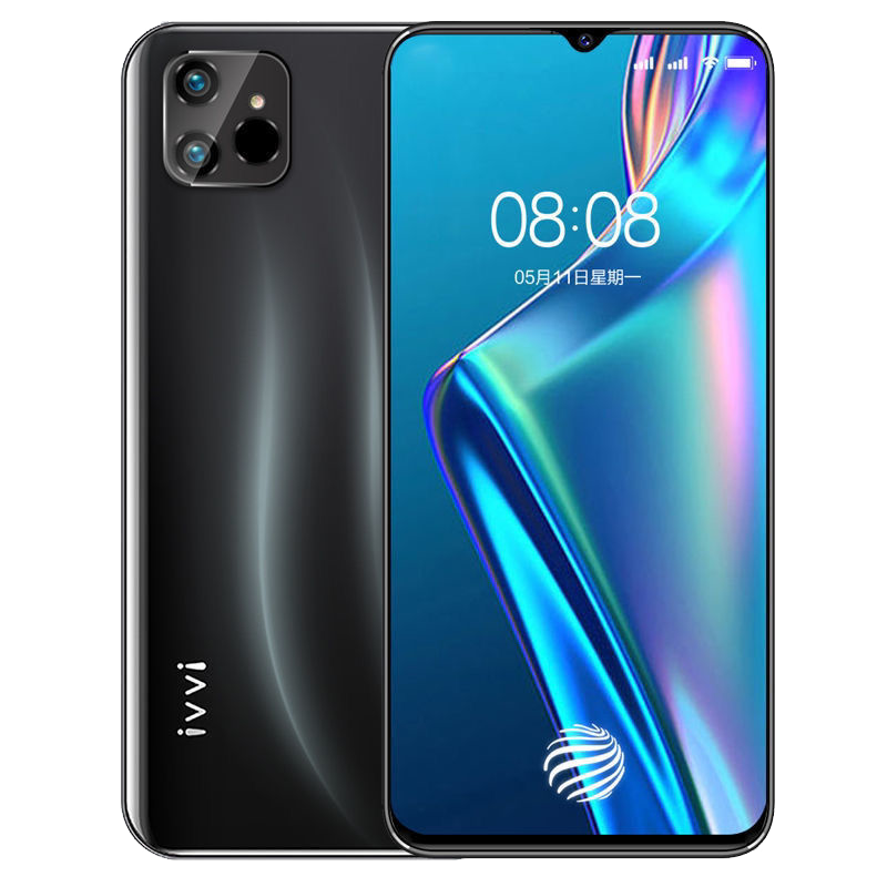 【依偎(ivvi)手机P60（i8）】 依偎(ivvi)P60(i8) 全网通4G 水滴全面屏 顶部指纹 老人模式 智能老人学生 6GB+128GB 手机 亮黑色【价格 图片 品牌 报价 ...