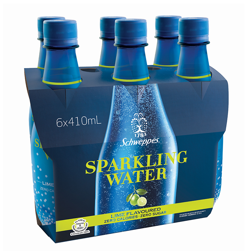 Schweppes 玉泉青檸味有氣水410mL X 6樽 | 香港蘇寧 SUNING