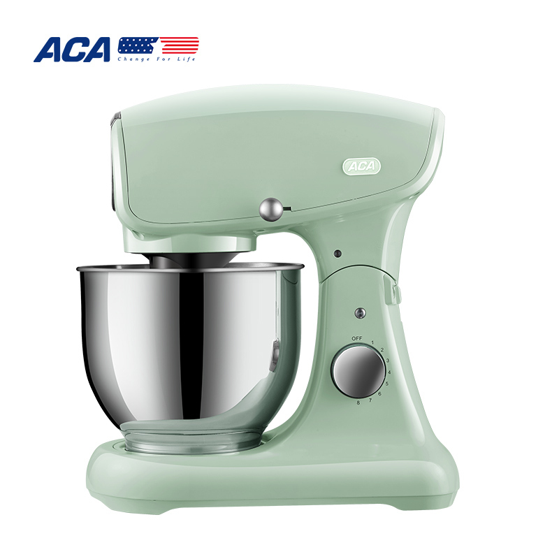 北美电器(ACA)厨师机ASM-DC830绿 家用和面机多功能小型发面机揉面机搅拌机打蛋器鲜奶机 4.5L容量视频介绍_北美电器(ACA)厨师 ...