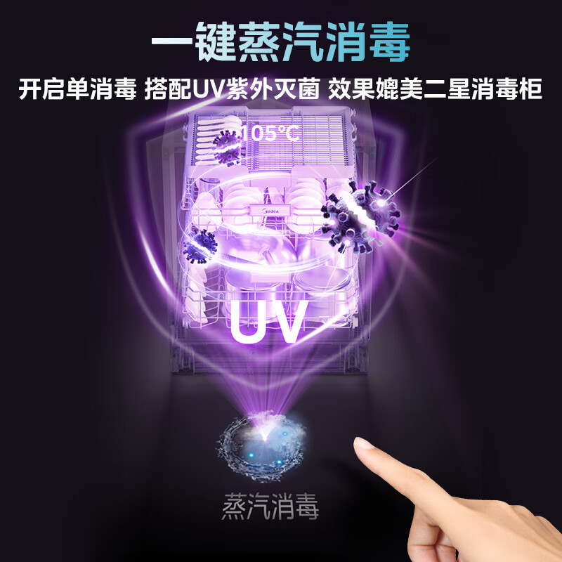 美的(Midea)洗碗机X6S Max黑报价_参数_图片_视频_怎么样_问答-苏宁易购