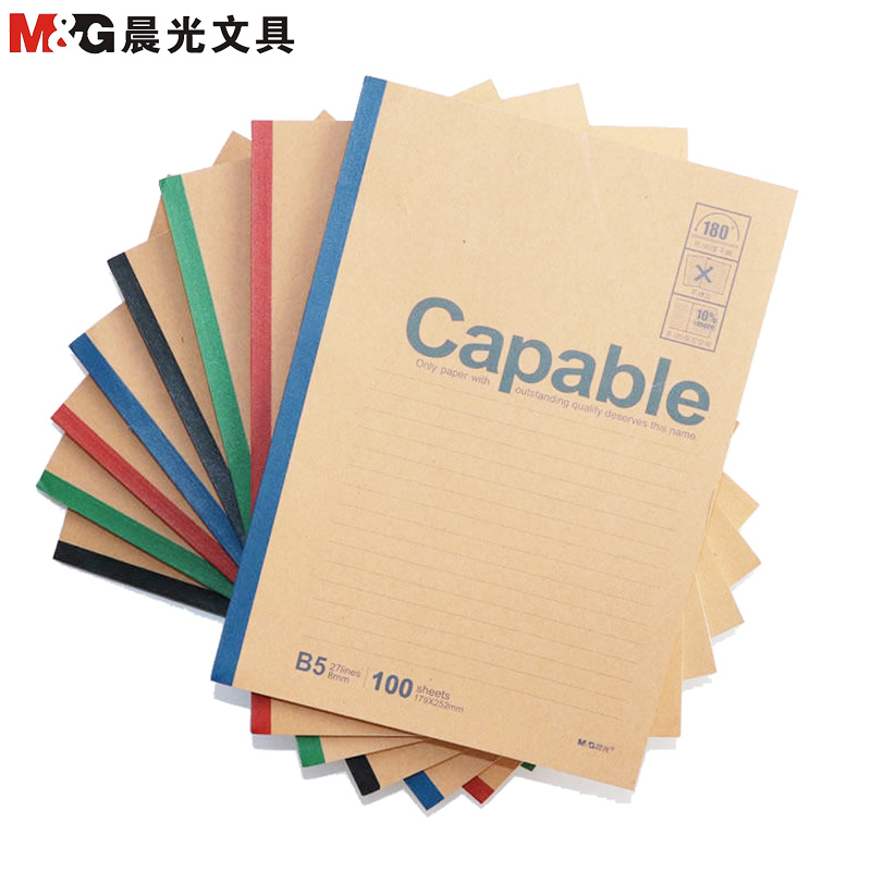 晨光(M&G)APYJY550无线装订本8本 B5/100张记事本 日记本 笔记本 笔记本子 办公用品笔记本/记事本视频介绍_晨光(M&G)APYJY550无线装订本8本 B5/100张记事本 ...