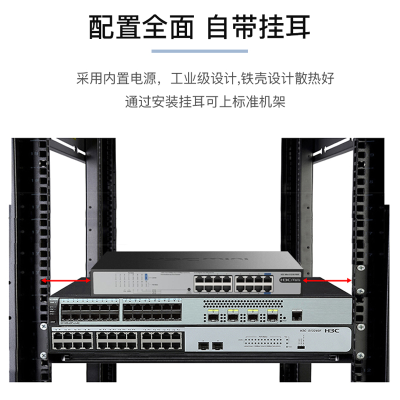 新华三(H3C)Mini S1216-PWR 16口全千兆非网管企业级POE供电交换机图片,高清实拍大图—苏宁易购